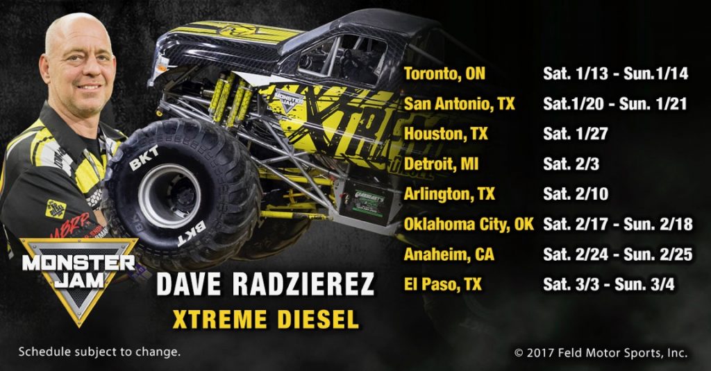XDP's "Xtreme Diesel" Back For 2018 Monster Jam Stadium Tour - XDP Blog