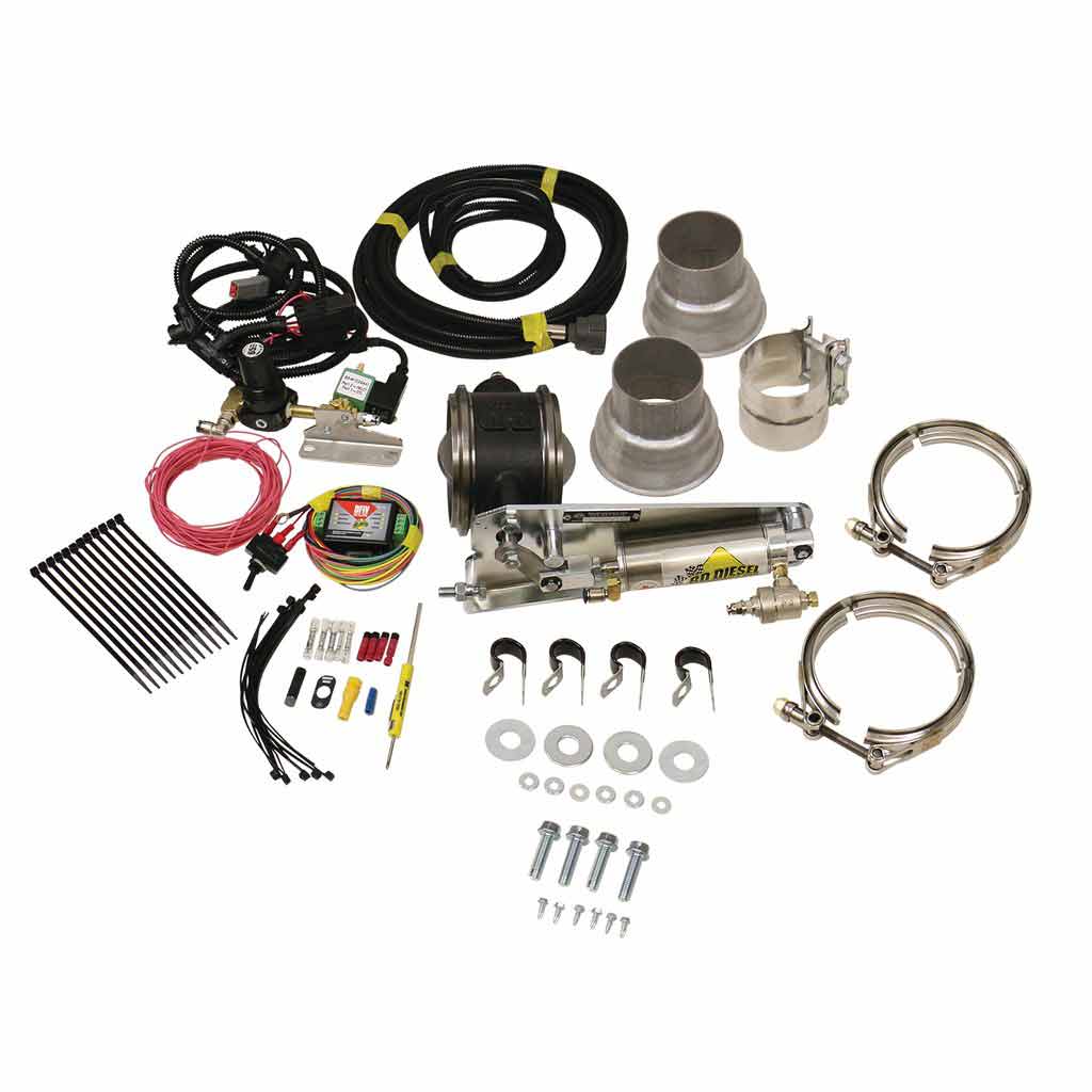 BD Diesel 1028030 3" Remote Mount Exhaust Brake | XDP