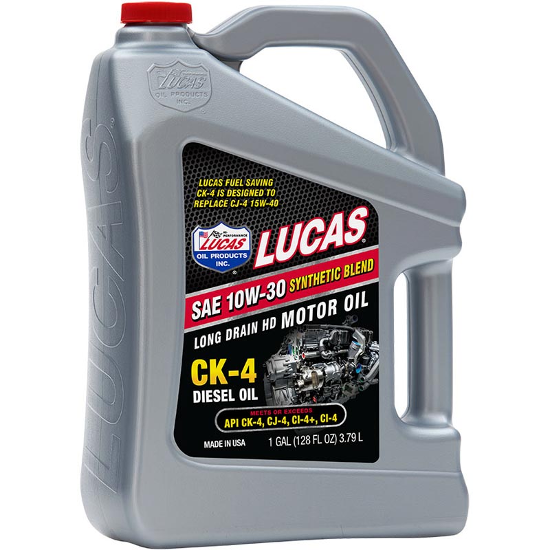 Lucas Oil 10282 Synthetic Blend 10W-30 CK-4 Engine Oil | XDP