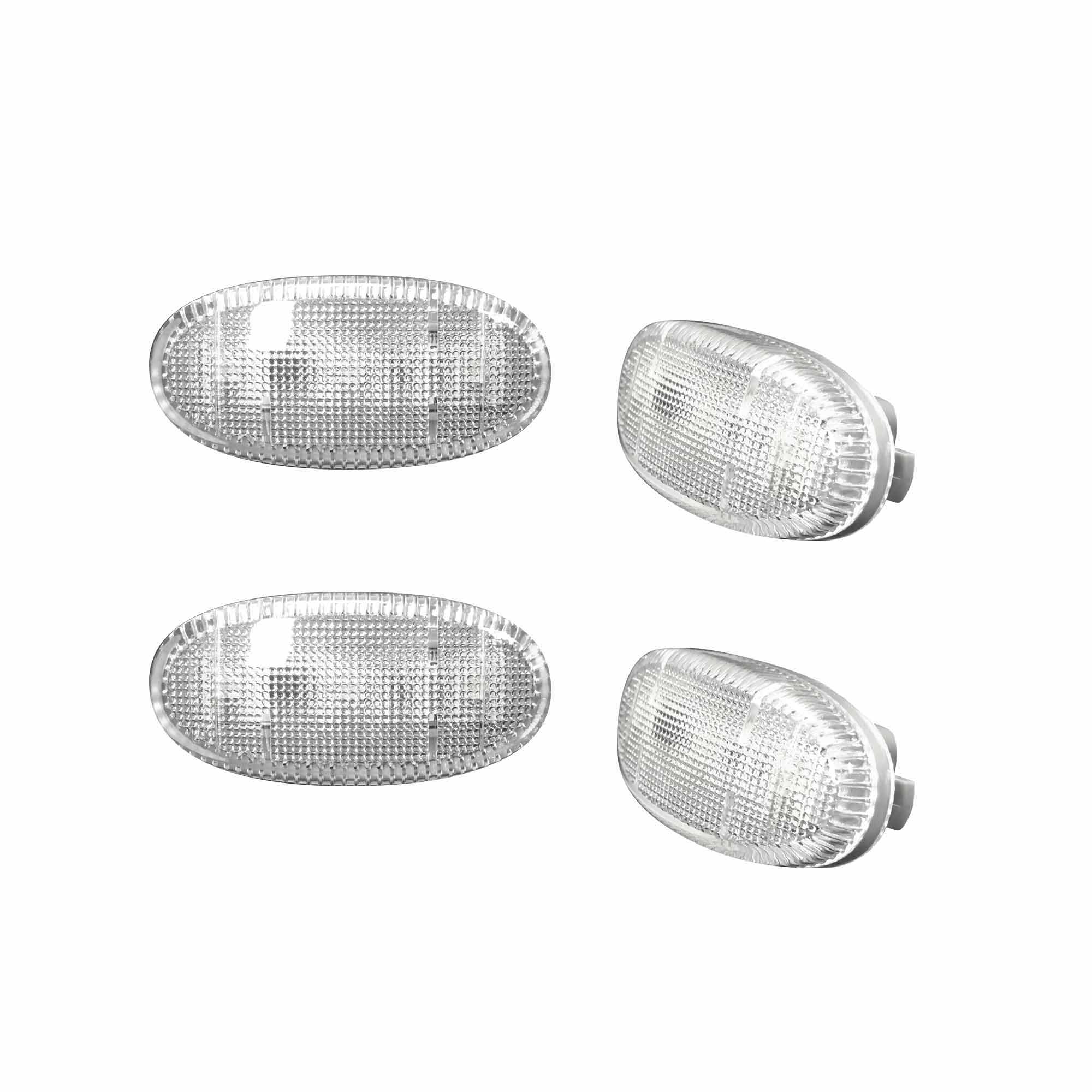 Recon 264136CL Clear 4-PC LED Dually Fender Lights