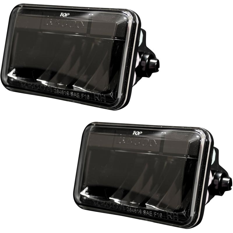 Recon 264519BK Smoked/Black LED Fog Lights | XDP