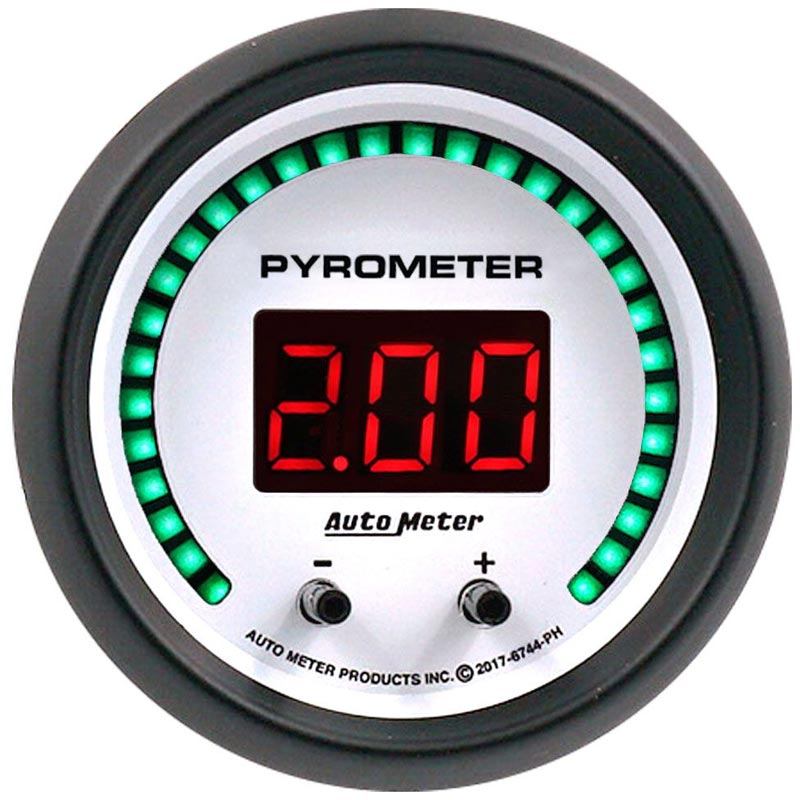 Auto Meter 6744-PH Phantom Elite Digital Pyrometer Gauge | XDP