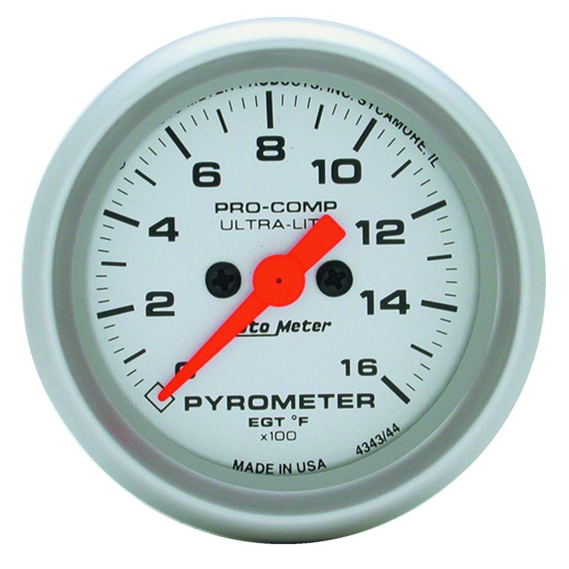 Auto Meter 4344 Ultra-Lite Pyrometer Gauge