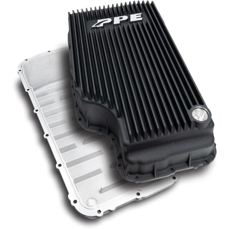 PPE Cast Aluminum 10R140 Deep Transmission Pan - Black 328053320 | XDP