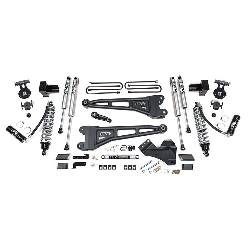 BDS Suspension BDS1520F 4" Coilover Radius Arm Lift Kit | XDP
