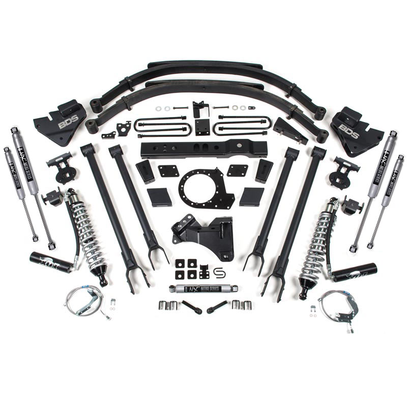 BDS Suspension 8" 4-Link Lift Kit (2017-2019 Ford F-250/350 6.7L ...