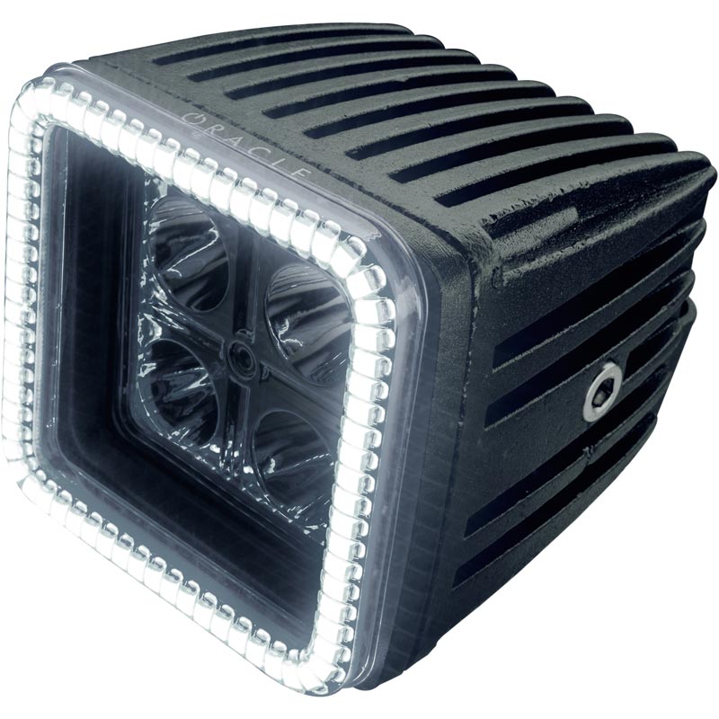 Oracle LED Spot Light & Waterproof 3" Square LED Halo Kit | XDP
