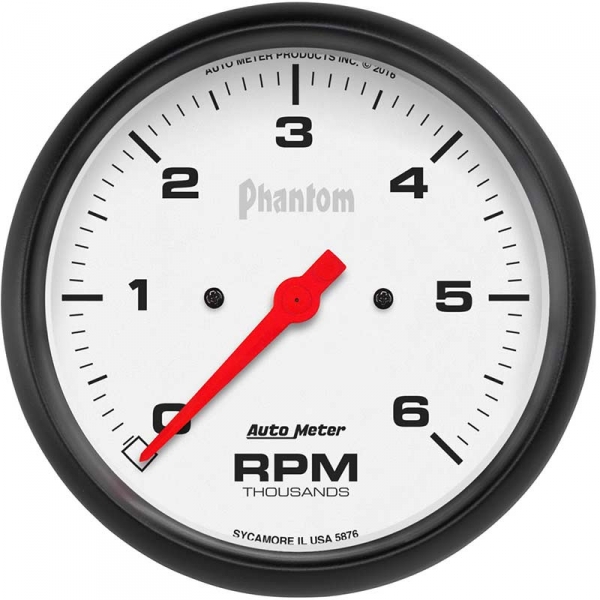 Auto Meter 5876 Phantom Series 5" In-Dash Tachometer | XDP