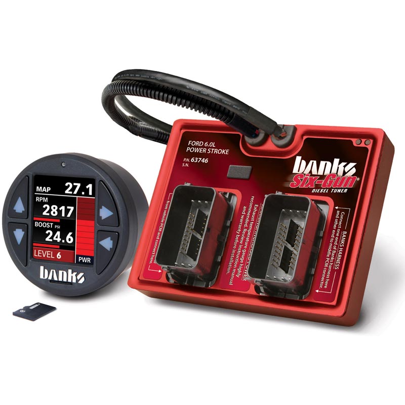 Banks Power 61454 Six-Gun Diesel Tuner with iDash 1.8 DataMonster | XDP