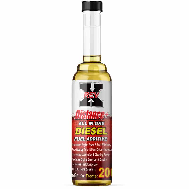 8oz Fuel Additive 4-pack REV X Distance Plus Diesel Fuel Additive - 8 ...