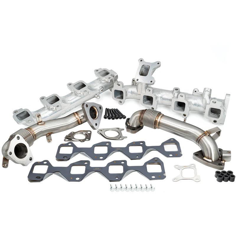 PPE Silver Ceramic Coated High-Flow Manifold & Up-Pipe Kit 116112535 | XDP