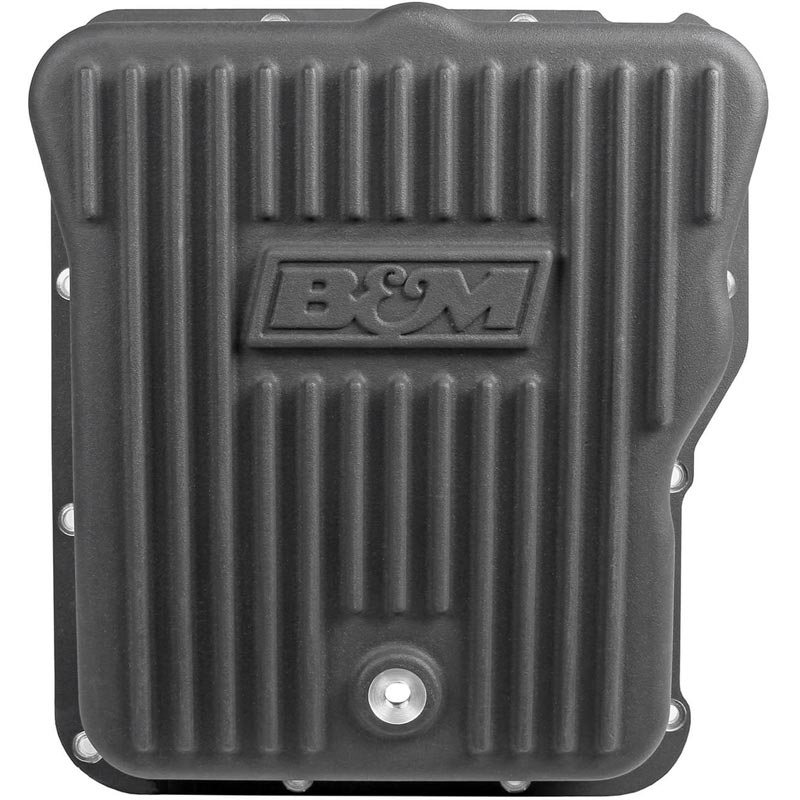 B&M 71390 Hi-Tek Deep Transmission Pan For Allison 1000 (Black) | XDP