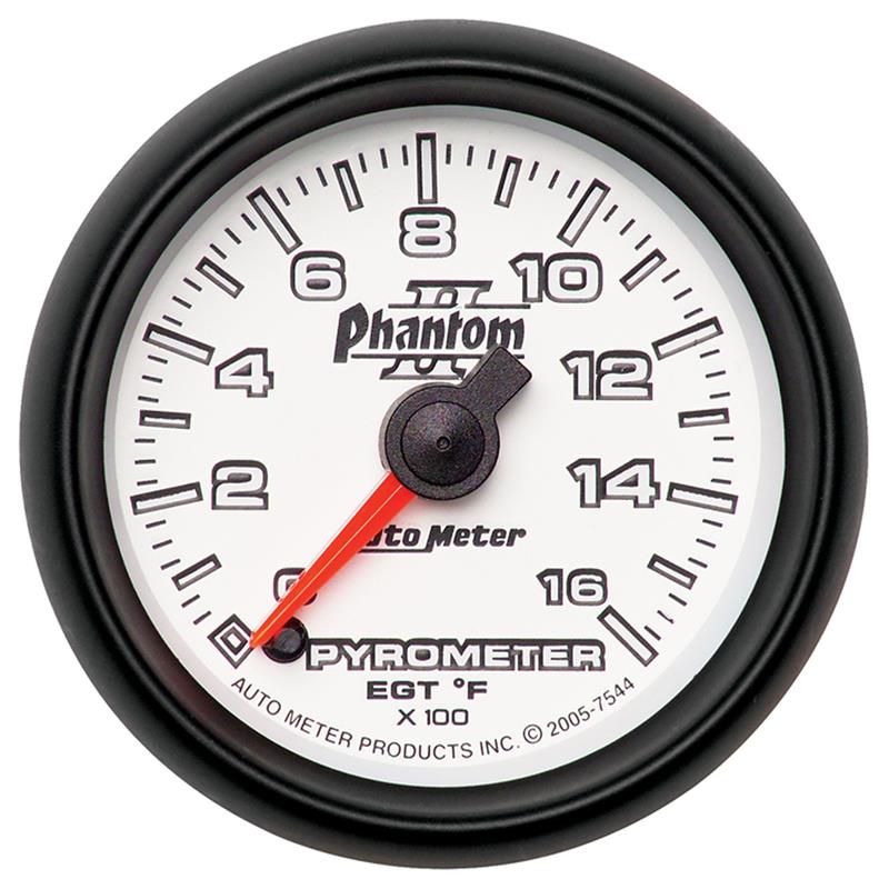 Auto Meter Phantom II Series Pyrometer Gauge Kit 7544 | XDP