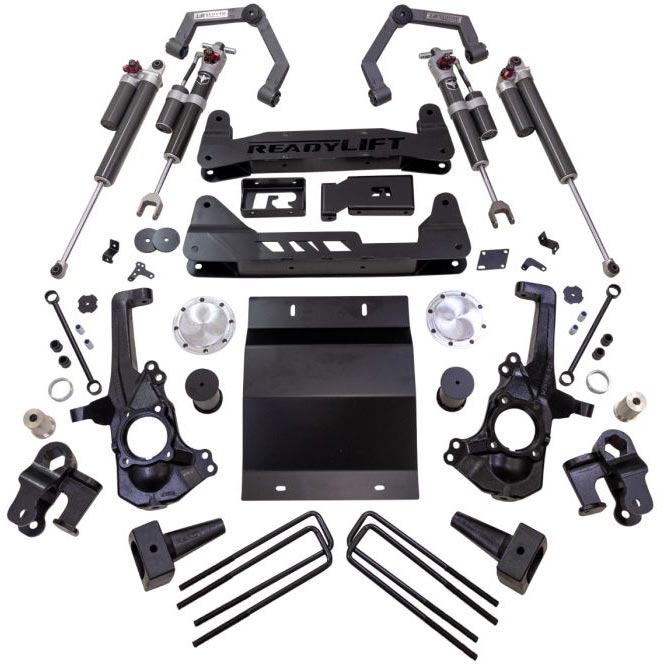 ReadyLift 42-30660 6" MAX3.3 Lift Kit W/ Falcon 3.3 Shocks & Fabricated ...