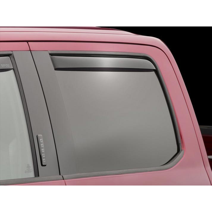 WeatherTech 81765 Dark Smoke Rear Side Window Deflectors | XDP