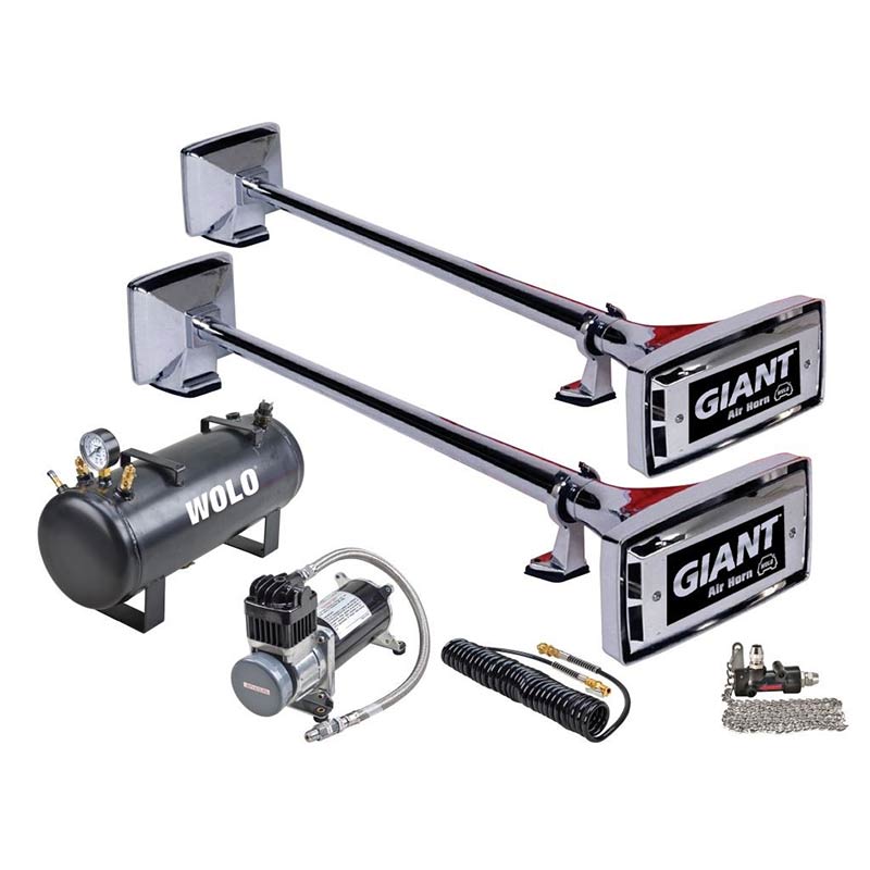 Wolo 828-858 Giant Pro Set Lanyard Valve Air Horn Kit | XDP
