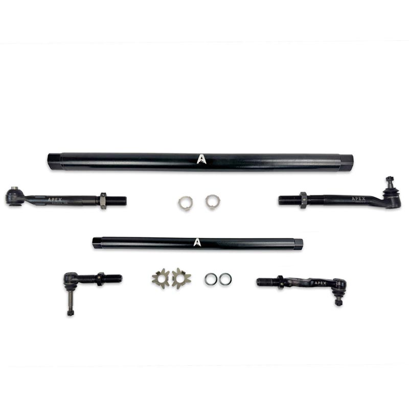 Apex Chassis Steel ProLock Steering Kit (Black) KIT375-STL | XDP