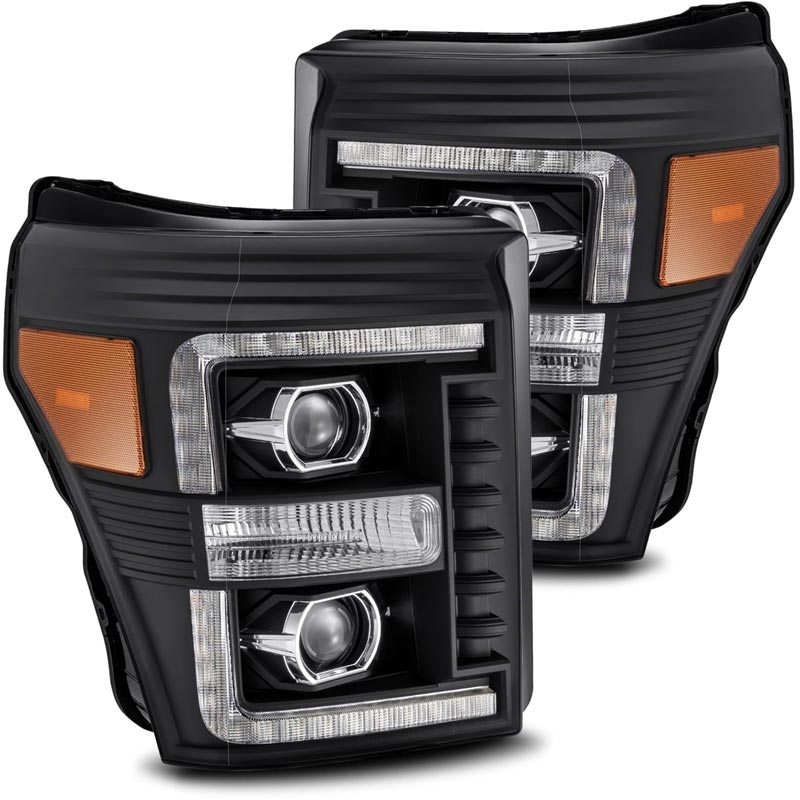 AlphaRex 880146 LUXX-Series Black LED Projector Headlights | XDP