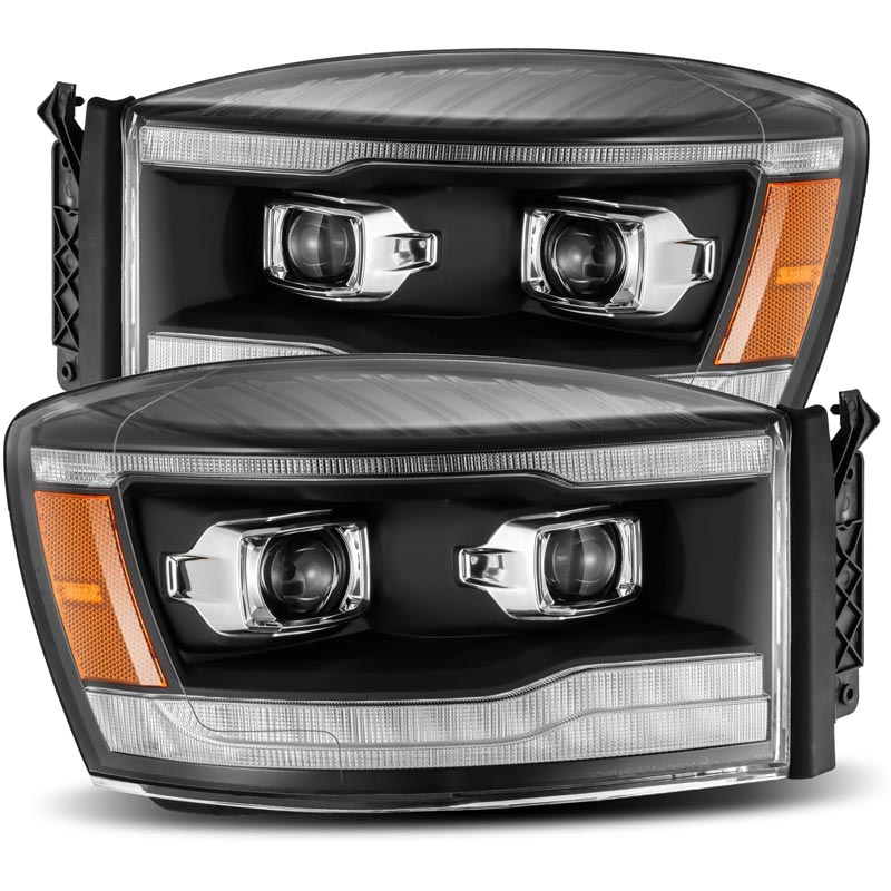 AlphaRex 880535 LUXX-Series Black LED Projector Headlights | XDP