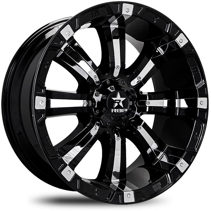 RBP 94R-1810-63+10BP 94R Wheel - Black - Chrome Inserts | XDP