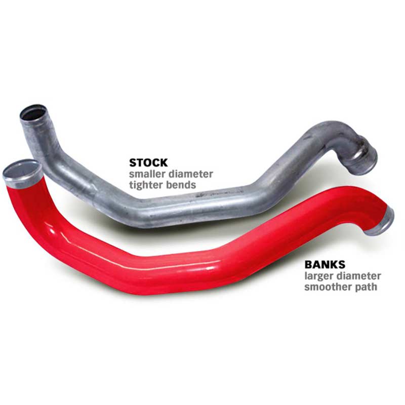 Banks Hot Side Boost Tube Intercooler Pipe For 04.5-10 LLY LBZ LMM 6.6L ...