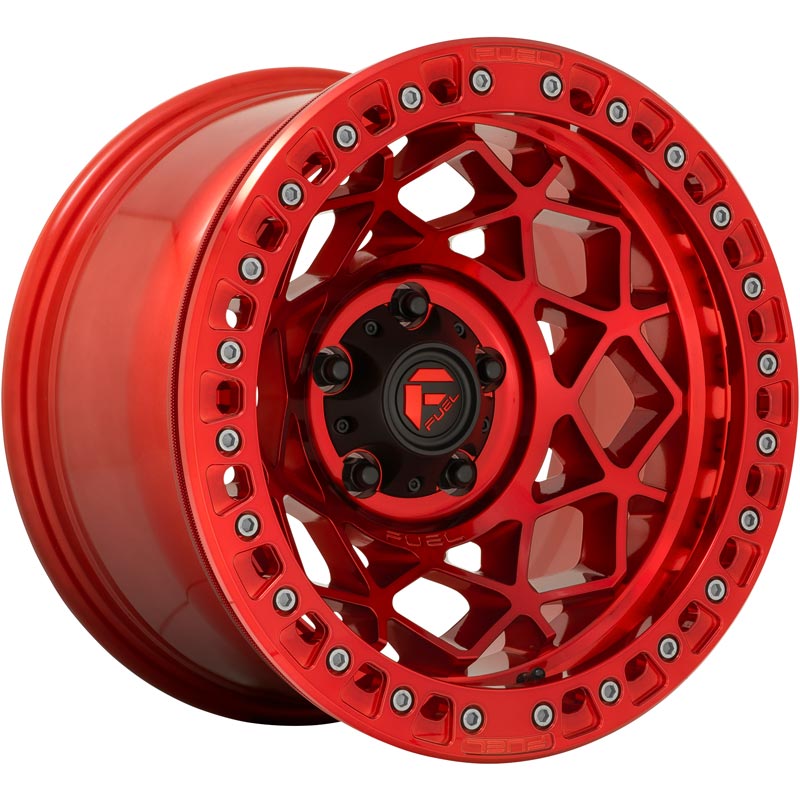 Fuel D12117908445 Unit Beadlock D121 1-PC Wheel - Candy Red | XDP