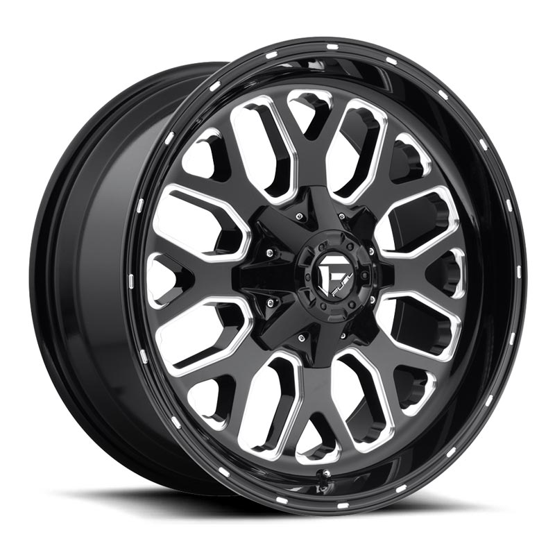 Fuel Titan D588 1 PC Wheel Gloss Black Milled fuel-titan-d588-1-pc-wheel-gloss-black-milled