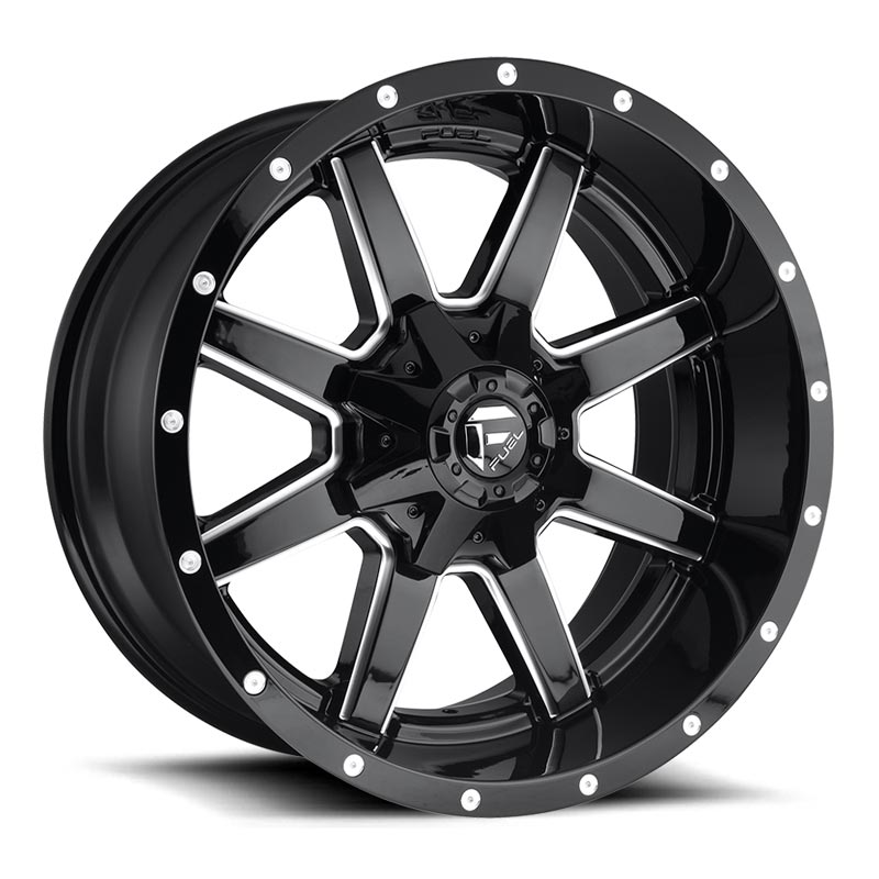 Fuel D61020901750 Maverick D610 1-PC Wheel - Gloss Black - Milled | XDP