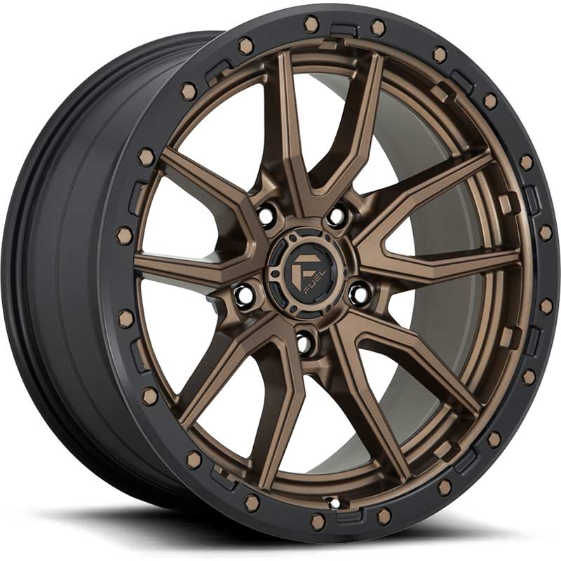 Fuel D68117907545 Rebel D681 1-PC Wheel - Bronze - Black Lip | XDP