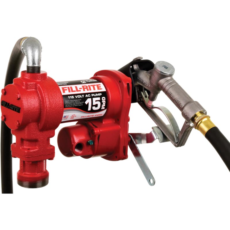 Fill-Rite FR610H 115V AC Fuel Transfer Pump With Nozzle | XDP