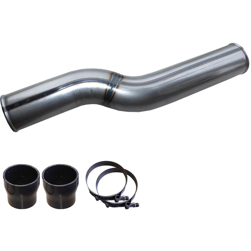 Pusher PDC0307MHP_N 3.5" MEGA Passenger Side Intercooler Pipe - Raw | XDP