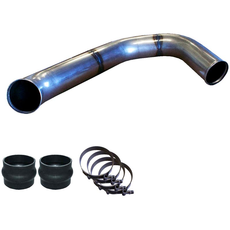 Pusher PFP0810BT_N 3" Passenger Side Intercooler Pipe - Raw | XDP