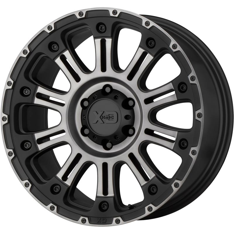 XD Series XD82979068418 XD829 Hoss II 1-PC Wheel - Black - Gray Tint | XDP