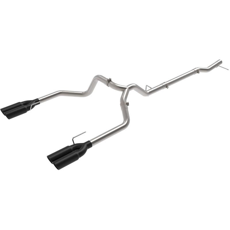 AFE 49-34146-B Vulcan Series 3" Dual DPF-Back Exhaust System (Black Tip ...
