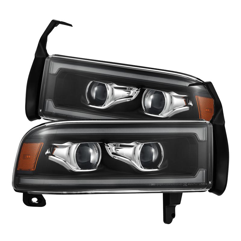 AlphaRex LUXX-Series Black Projector Headlights 880353 | XDP
