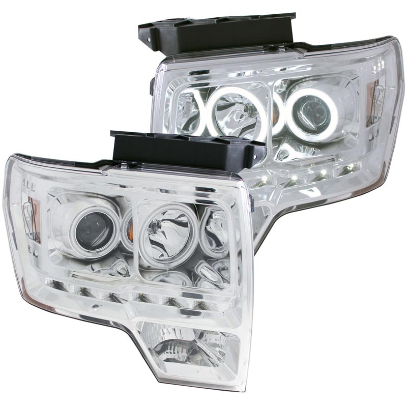 Anzo 111297 Chrome G2 Projector Headlights With LED Halo | XDP