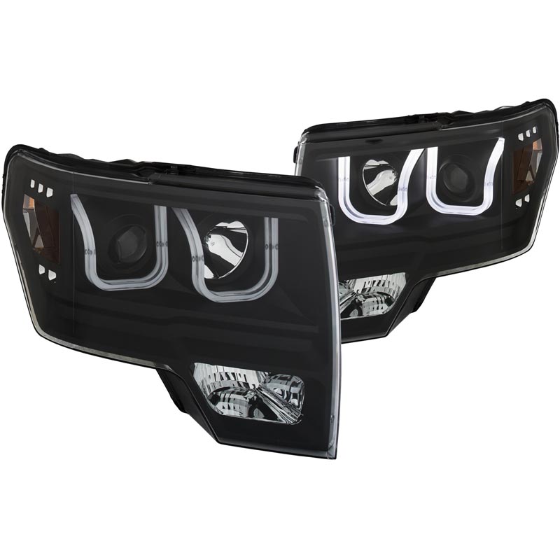 Anzo 111351 Black U-Bar Style Projector Headlights | XDP