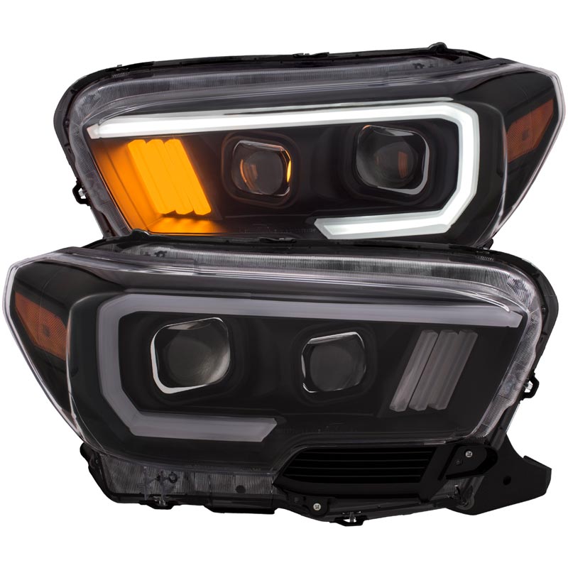 Anzo 111377 Black Plank Style Projector Headlights | XDP