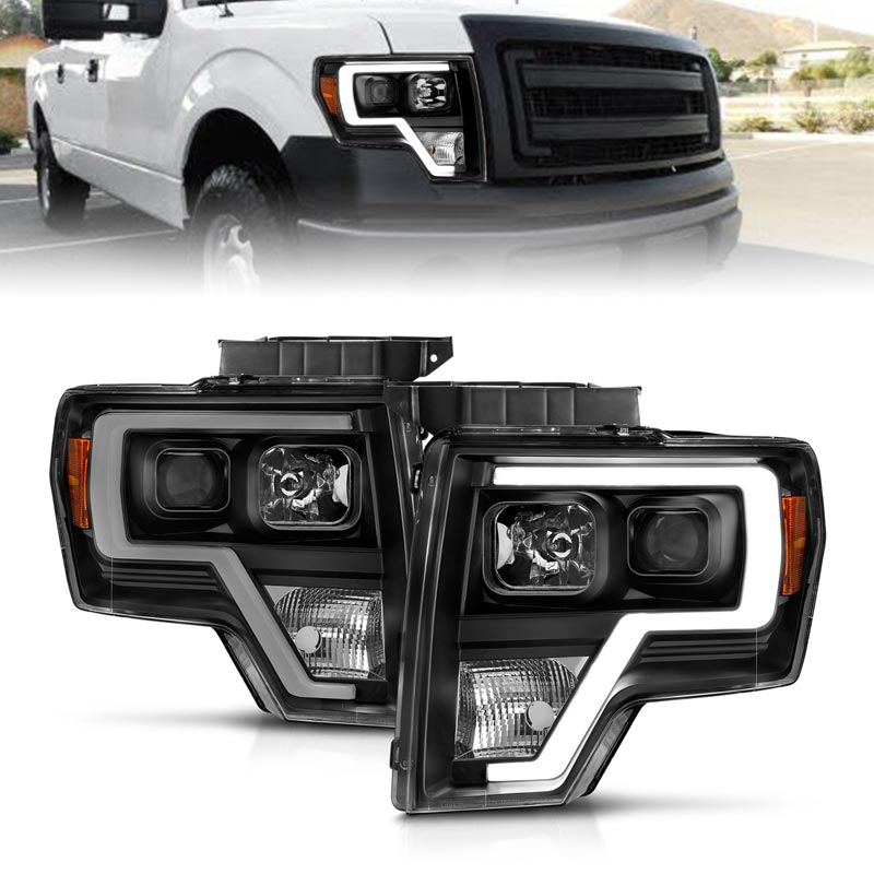 Anzo 111443 Black Plank Style Projector Headlights | XDP