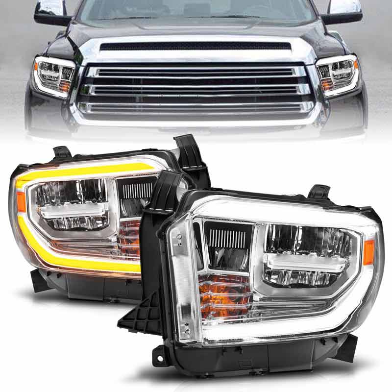 Anzo 111532 Chrome Plank Style Switchback Projector Headlights | XDP