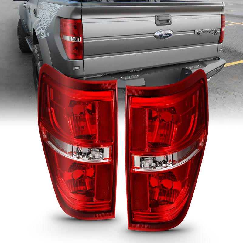 Anzo 311299 Red/Clear Euro Tail Lights | XDP