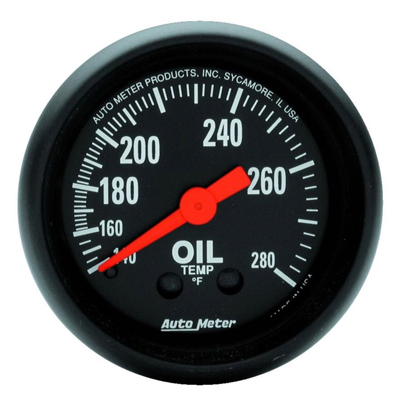 Auto Meter 2609 Z-Series Oil Temp Gauge | XDP