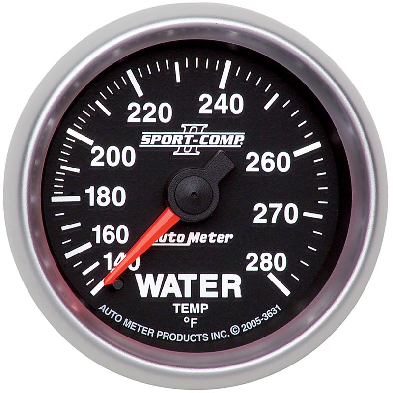 Auto Meter 3631 Sport-Comp II Water Temp Gauge | XDP