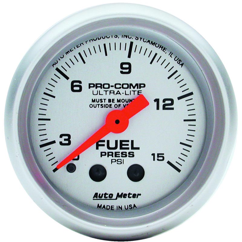 Auto Meter 4313 Ultra-Lite Fuel Pressure Gauge | XDP