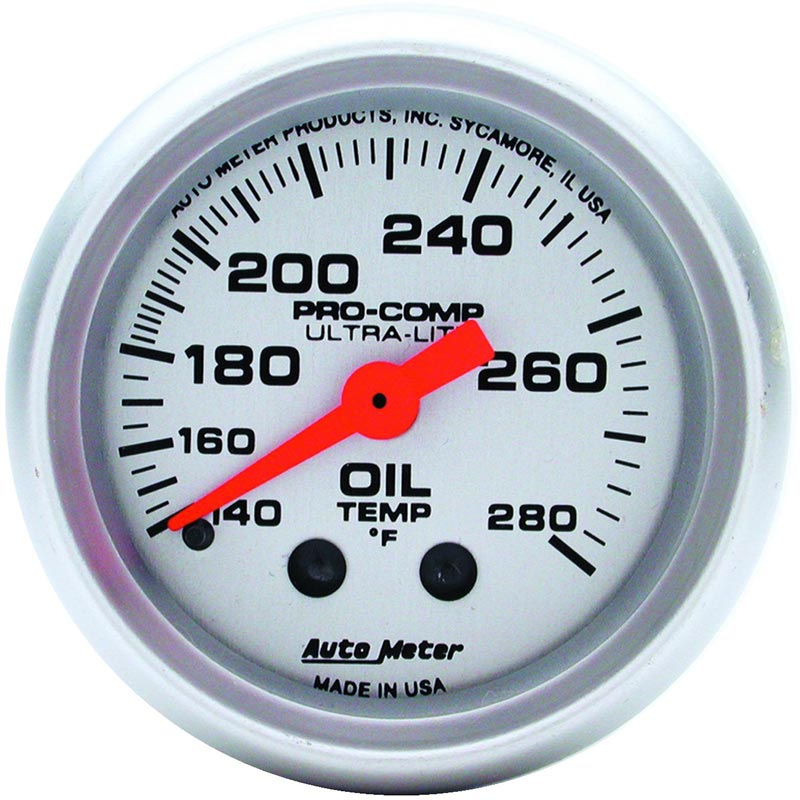 Auto Meter 4341 Ultra-Lite Oil Temp Gauge | XDP