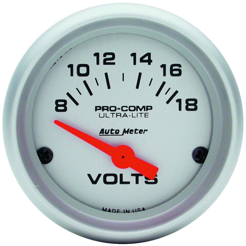 Auto Meter 4391 Ultra-Lite Voltmeter Gauge | XDP