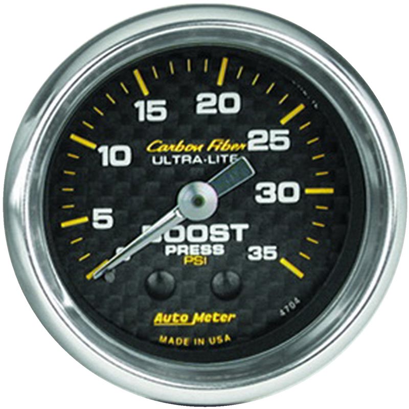 Auto Meter 4704 Carbon Fiber Boost Gauge | XDP