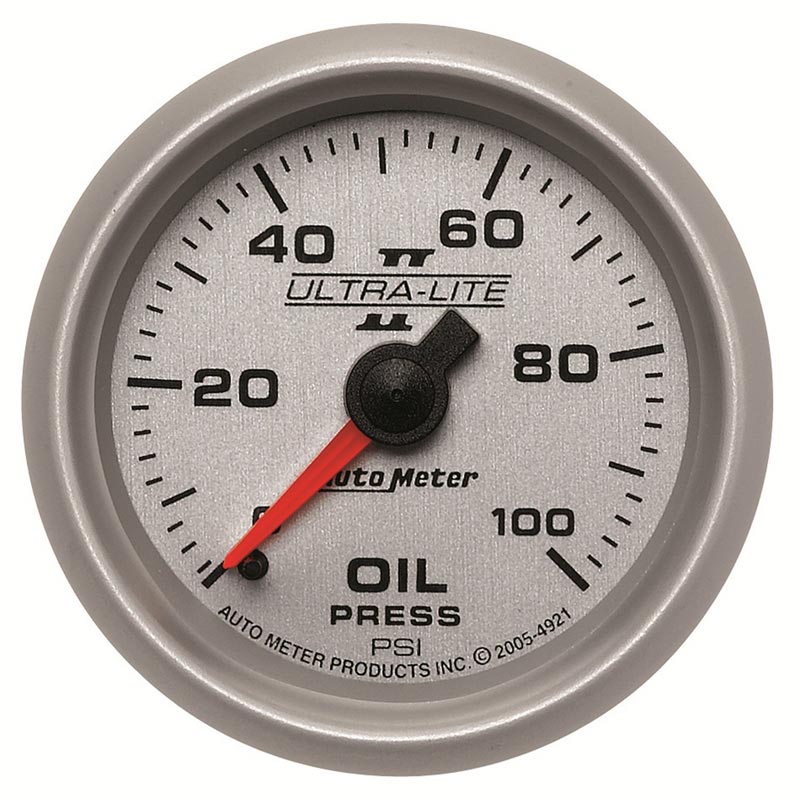 Auto Meter 4921 Ultra-Lite II Oil Pressure Gauge | XDP