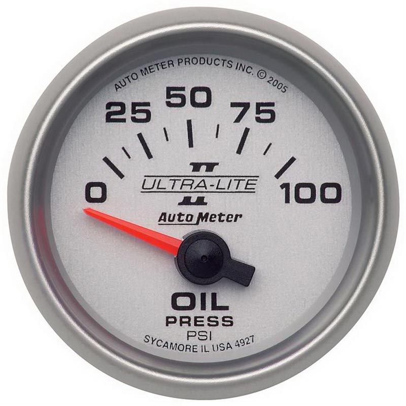 Auto Meter 4927 Ultra-Lite II Oil Pressure Gauge | XDP