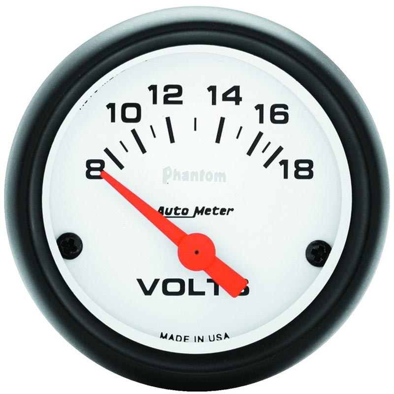 Auto Meter 5791 Phantom Series Voltmeter Gauge | XDP